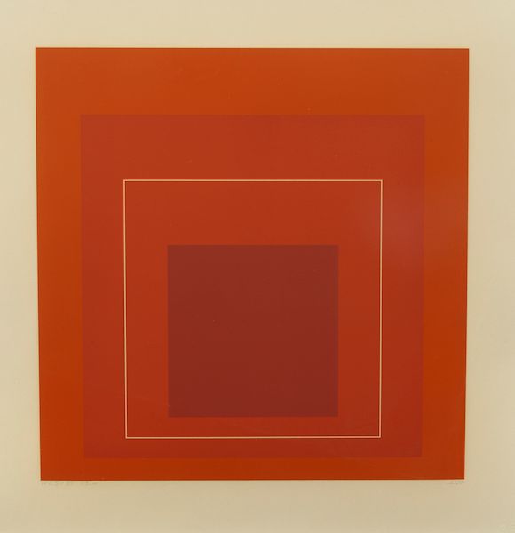 Bonhams : Josef Albers (1888-1976); White Line Square XV, from White ...