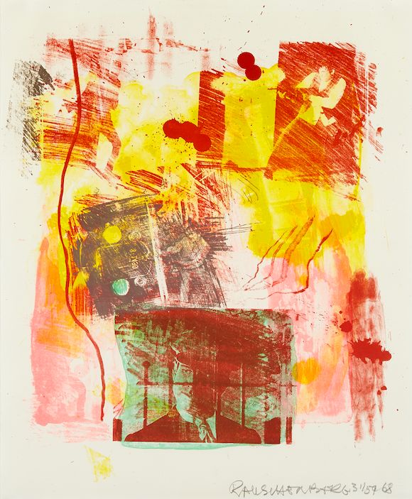 Bonhams : Robert Rauschenberg (1925-2008); Storyline II, from Reels B + C;
