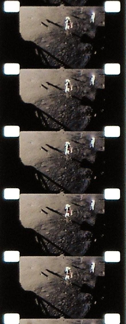 Bonhams : FLIGHT FILM OF ARMSTRONG AND ALDRIN RAISING OLD GLORY ON THE ...