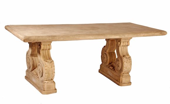 Bonhams : A Renaissance style cast stone table