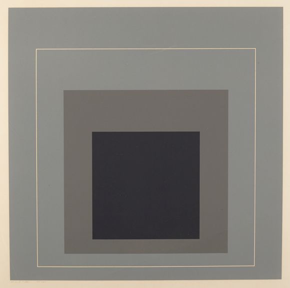 Bonhams : Josef Albers (1888-1976); White Line Square IX; White Line ...