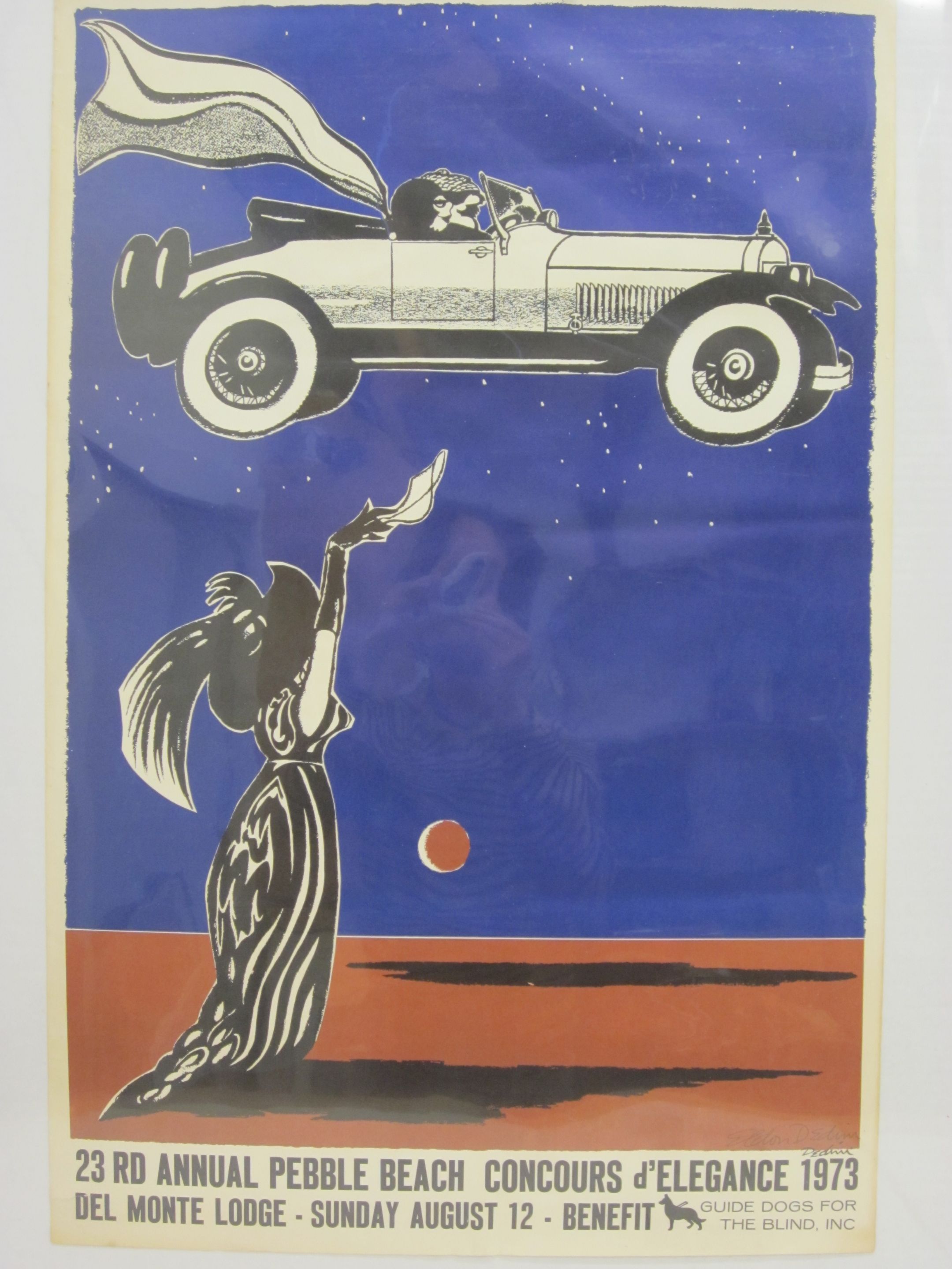 Bonhams Cars : Six Pebble Beach Concours d'Elegance event posters