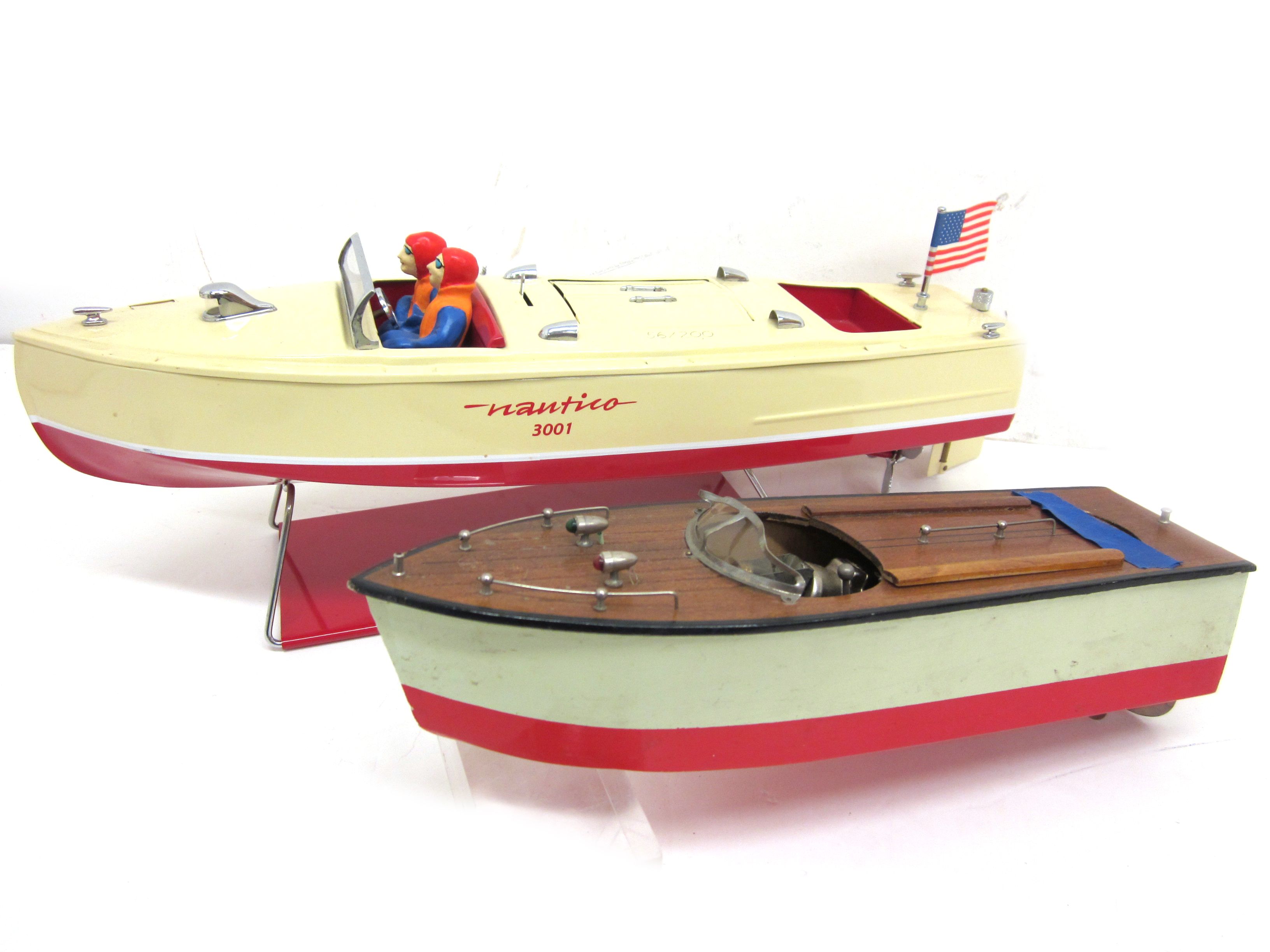 Bonhams Cars : A lot of two boating models from Lilliput and NBK companies,