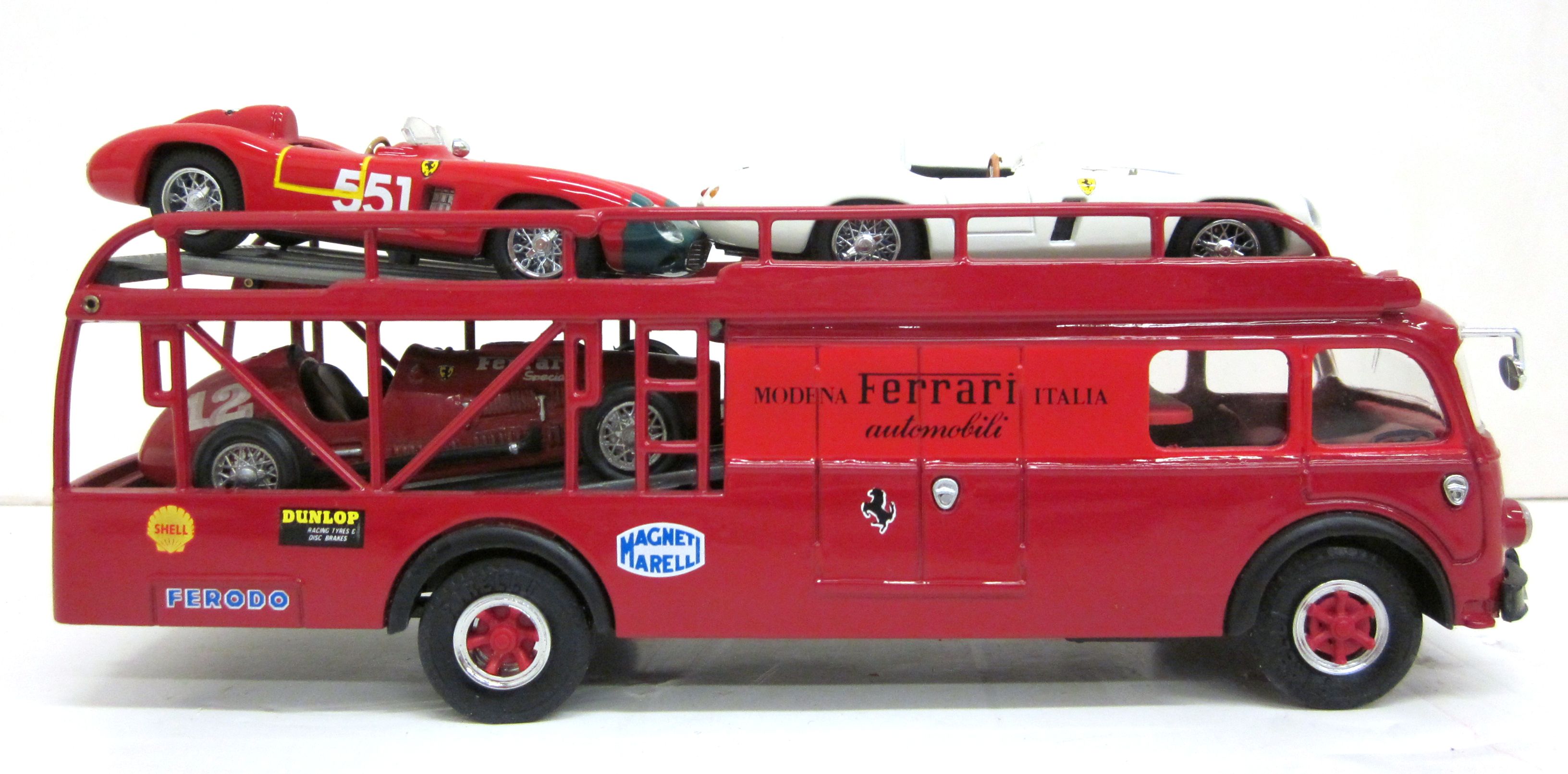 Bonhams Cars : A Ferrari transporter 1:43 scale model by Old Cars,