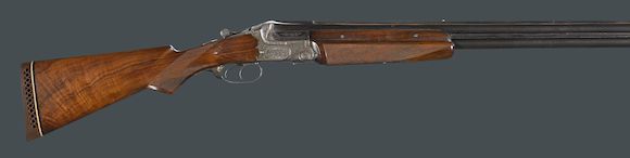 Bonhams : A 12 gauge German over/under shotgun by Miller & Val. Greiss