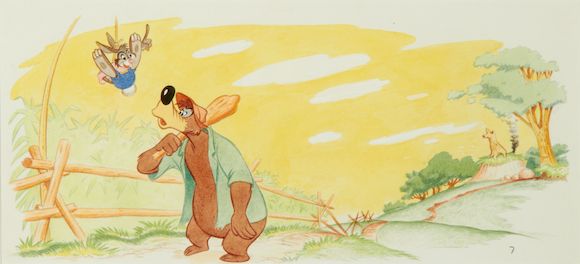 Bonhams : An original artwork for an illustration in a Little Golden ...