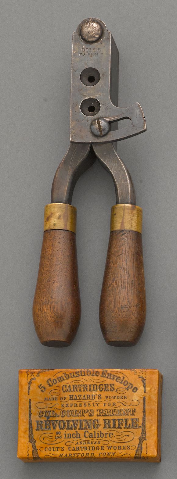 Bonhams : A bullet mold for the Colt Model 1855/56 Root revolving rifle