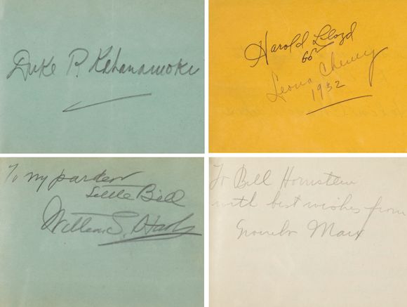 Bonhams : A celebrity signed autograph book