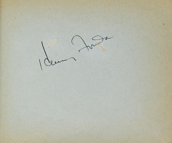 Bonhams : A celebrity signed autograph book