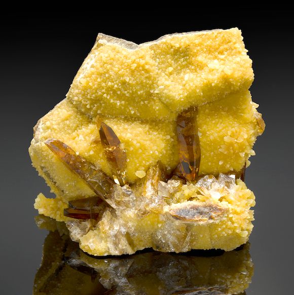 Bonhams : Brown Barite on Matrix