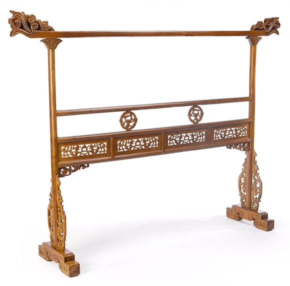 Bonhams : A hardwood robe rack