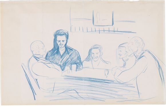 Bonhams : EDVARD MUNCH (1863-1944) August Strindberg, Edvard Munch and ...