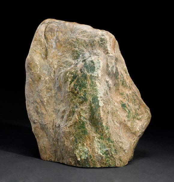 Bonhams : Large and Impressive Nephrite Jade Boulder