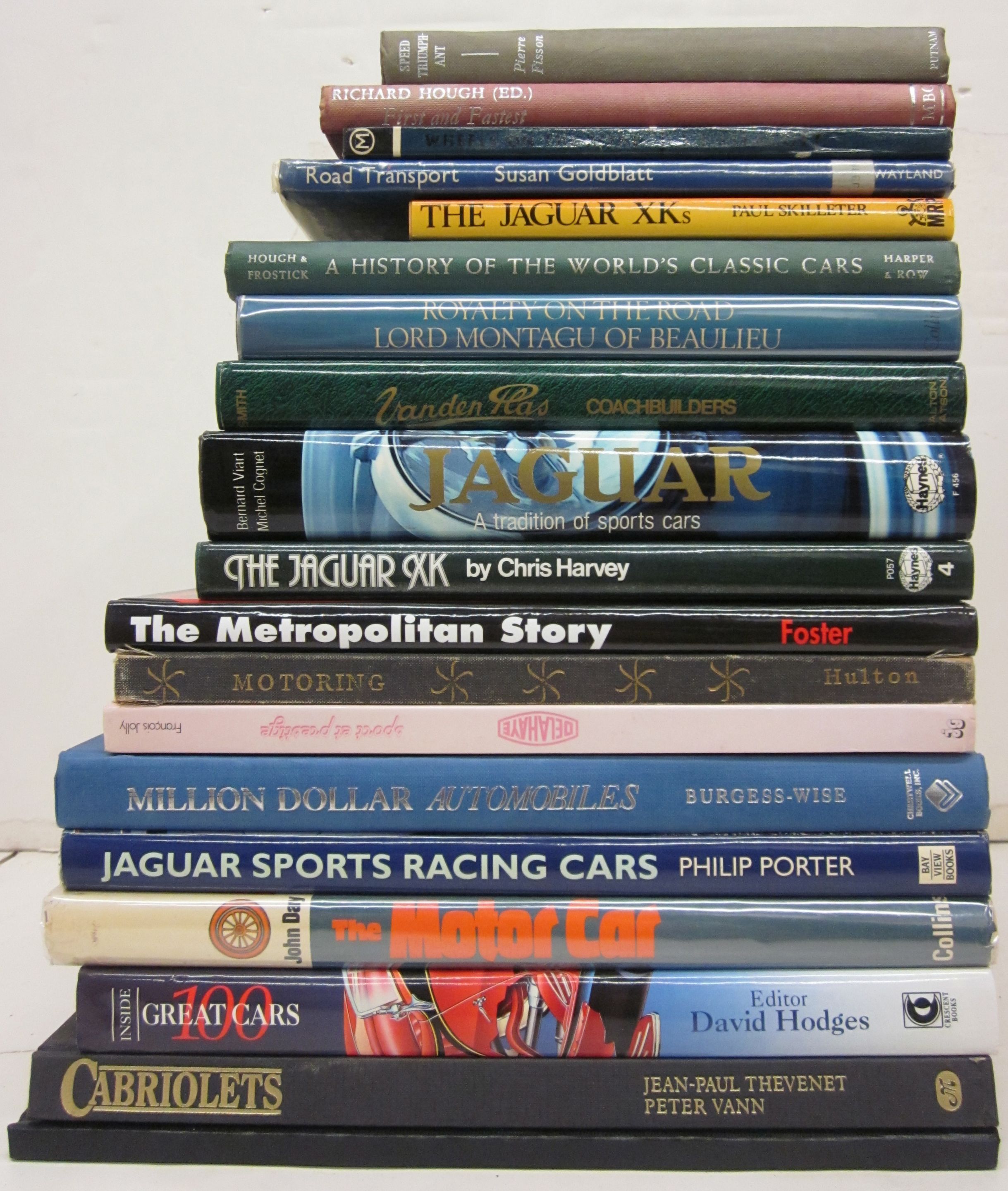 Bonhams Cars : A mixed grouping of motor related titles, mostly Jaguar,