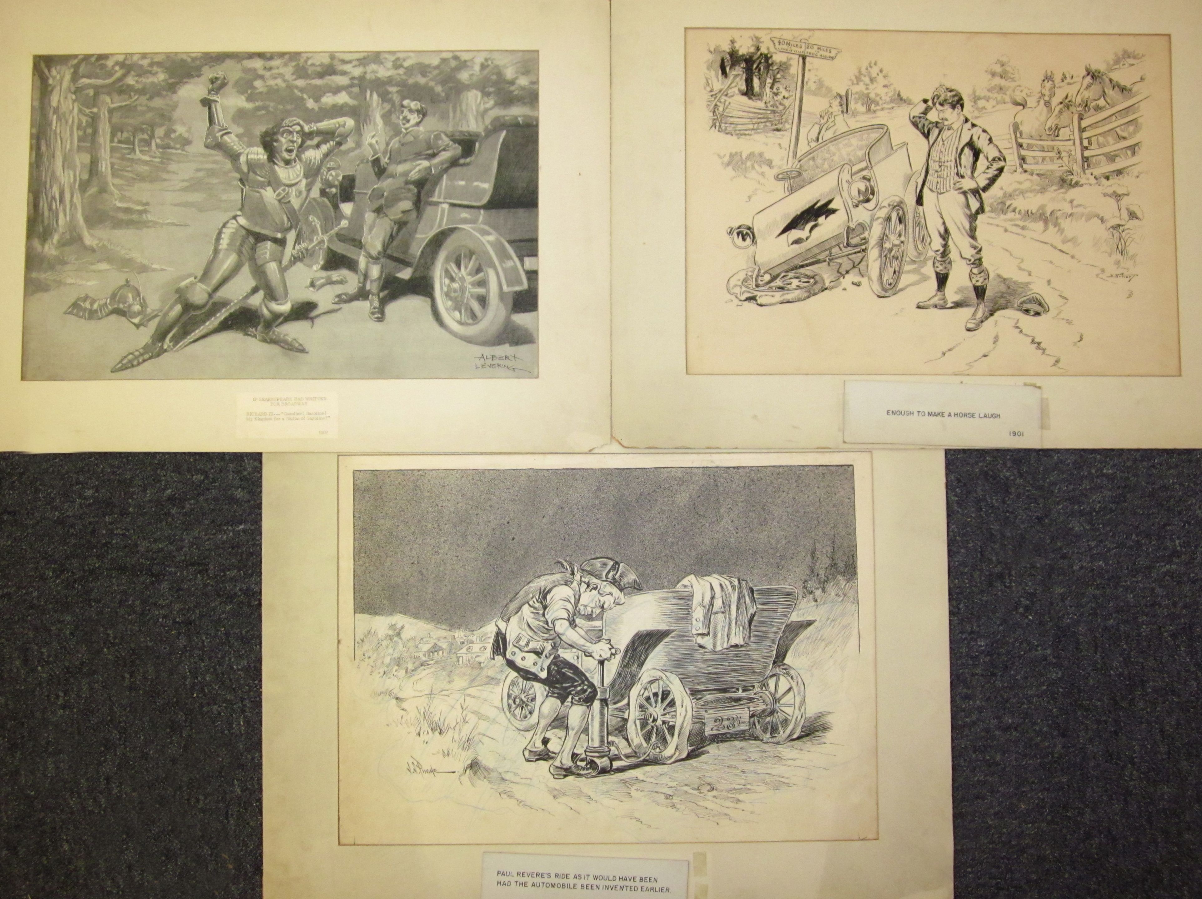 Bonhams Cars : A grouping of early 20th century PUCK magazine ...