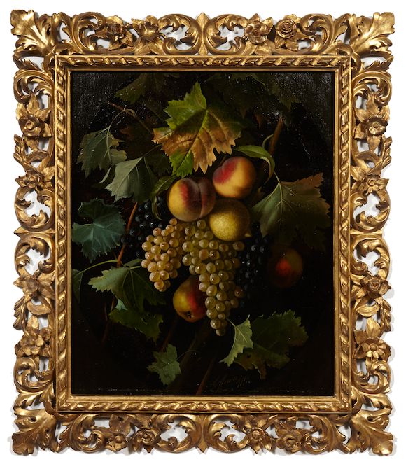 Bonhams : Michelangelo Meucci (Italian, 1840-1890) A still life with ...