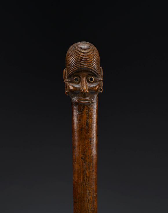Bonhams : Fine and Rare Janus Staff, Easter Island