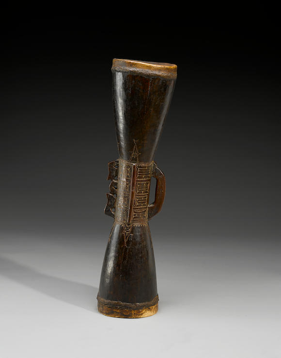 Bonhams Massim Drum Probably Trobriand Island Milne Bay Province