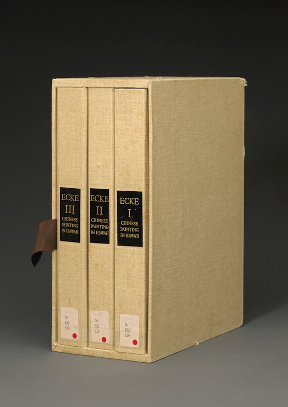 Bonhams : Gustav Ecke Chinese Painting in Hawaii. 3 volumes