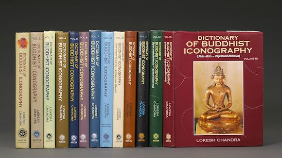 Bonhams : Lokesh Chandra A Dictionary of Buddhist Iconography 13 volumes