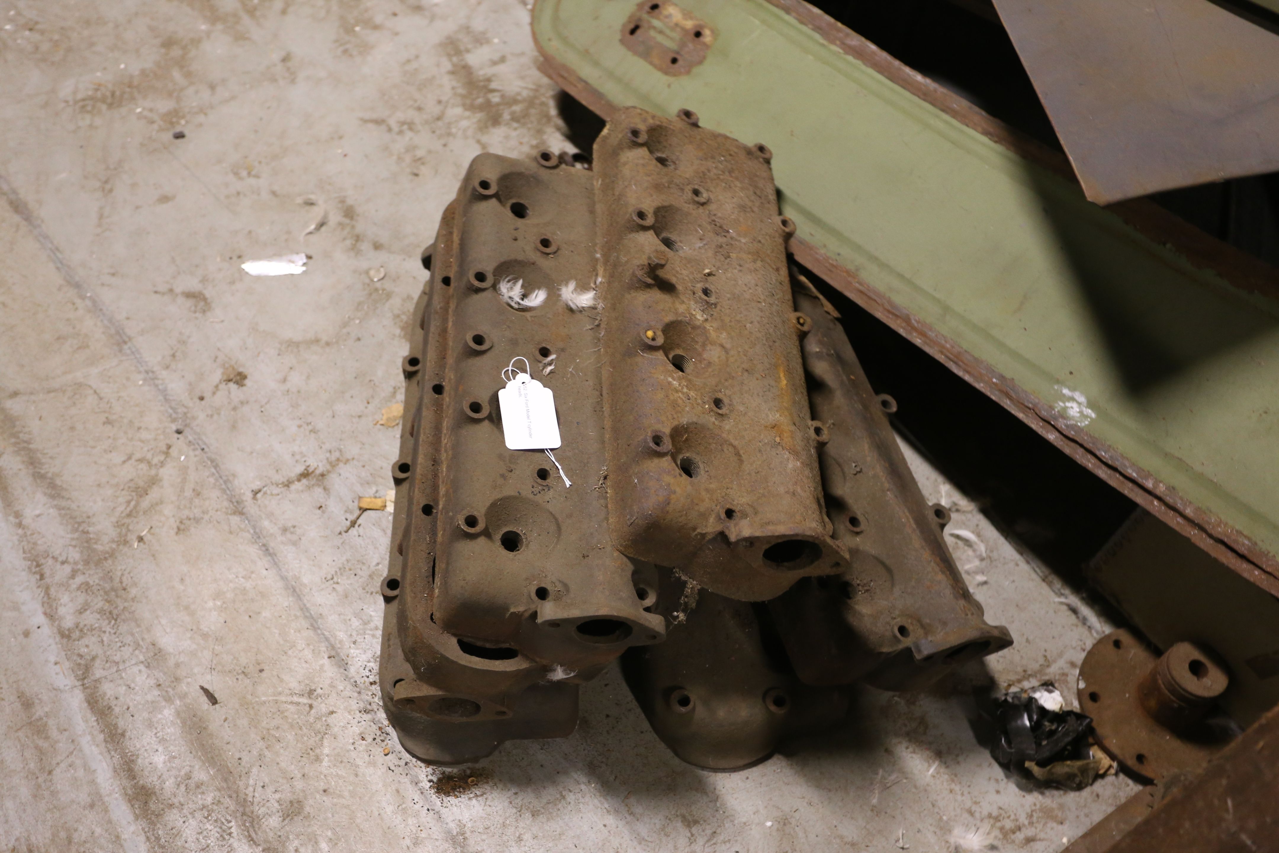 Bonhams Cars : Six Ford Model T cylinder heads,