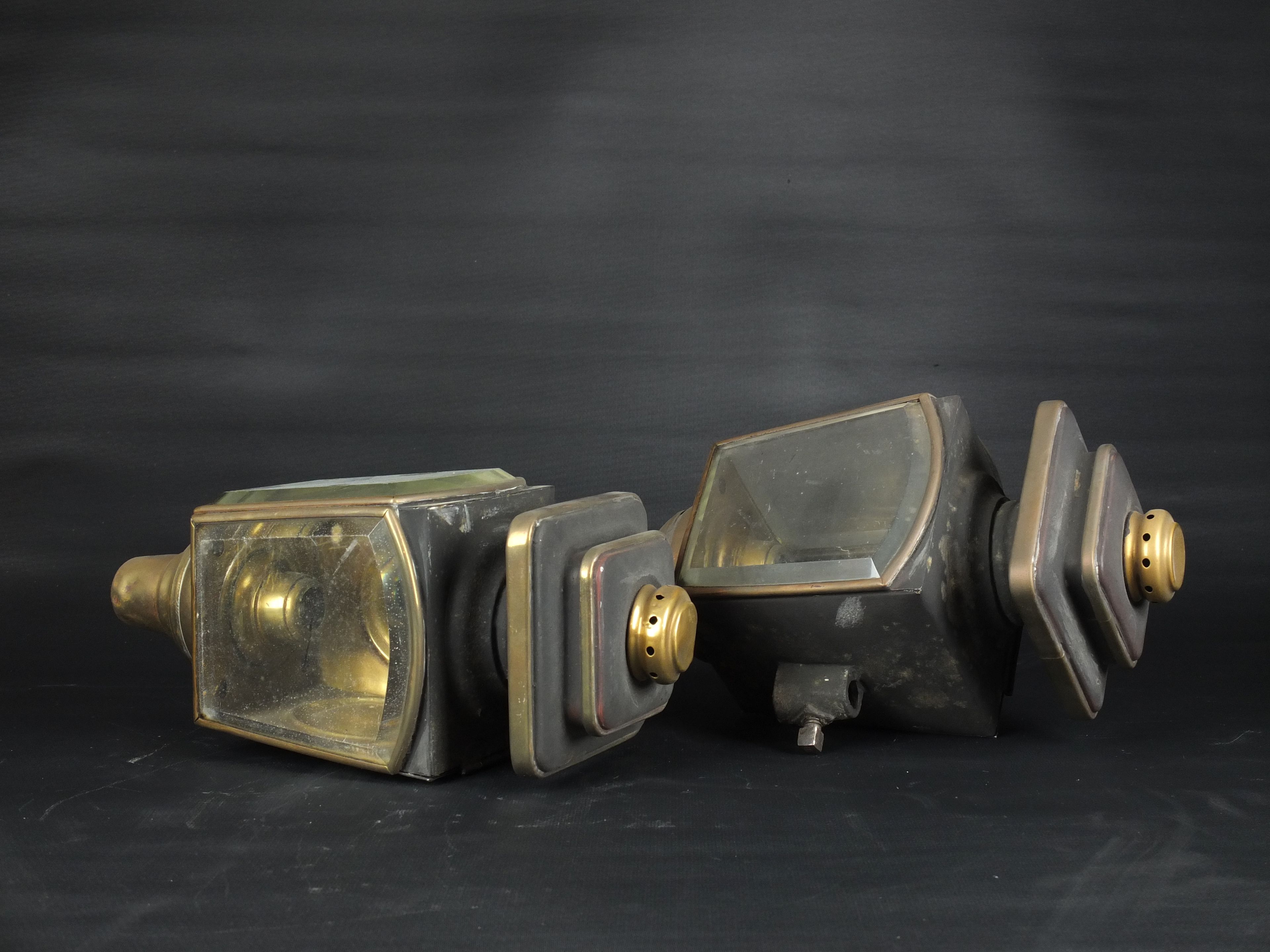 Bonhams Cars : A pair of electric coach lamps,