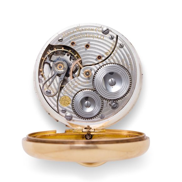 Bonhams : Ball & Co., Cleveland. A fine and rare 14K rose gold open ...