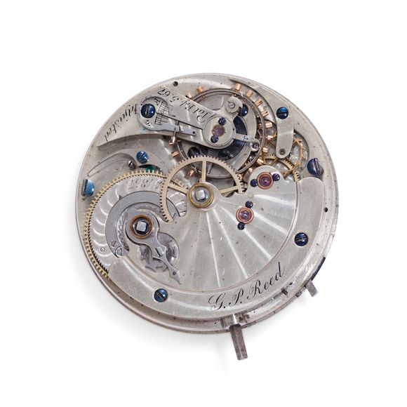 Bonhams : George P. Reed. A rare watch movementapparently unnumbered