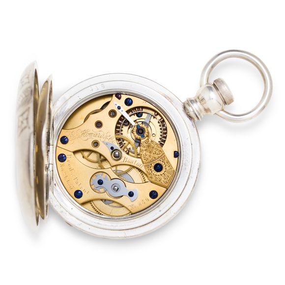 Bonhams : E. Howard & Co., Boston. A rare silver hunter cased watch ...