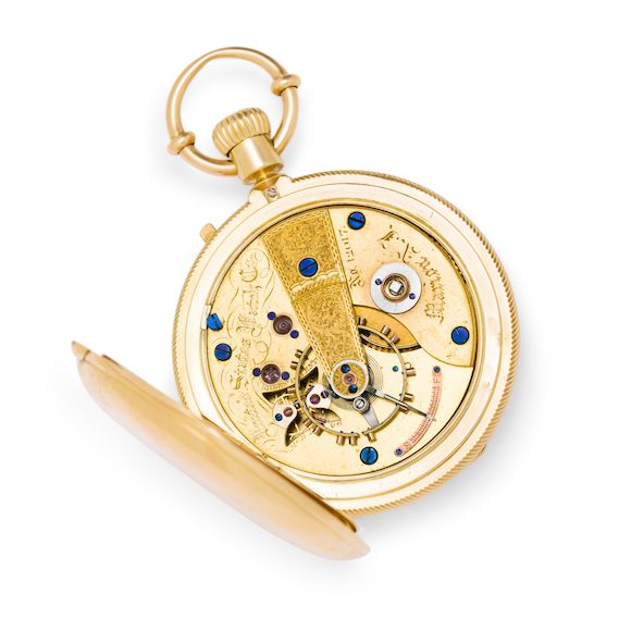 Bonhams : United States Watch Co., Marion, NJ. A fine and rare 18K gold ...
