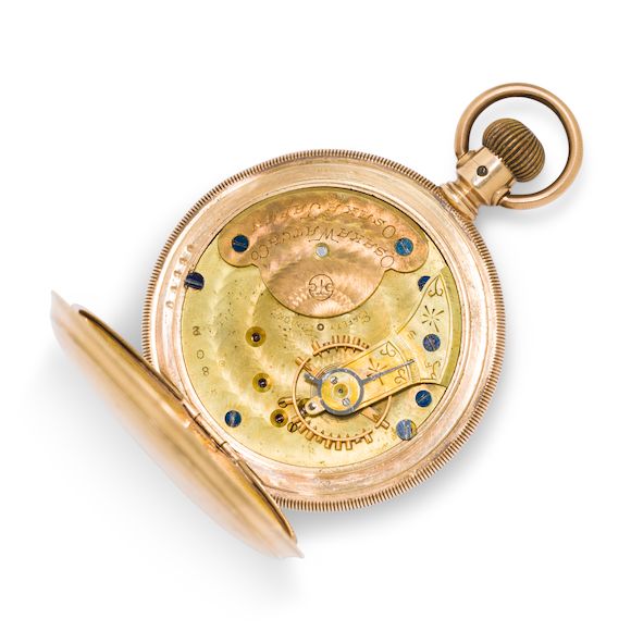 Bonhams : Osaka Watch Co., Japan. A gold filled open face watchNo. 802