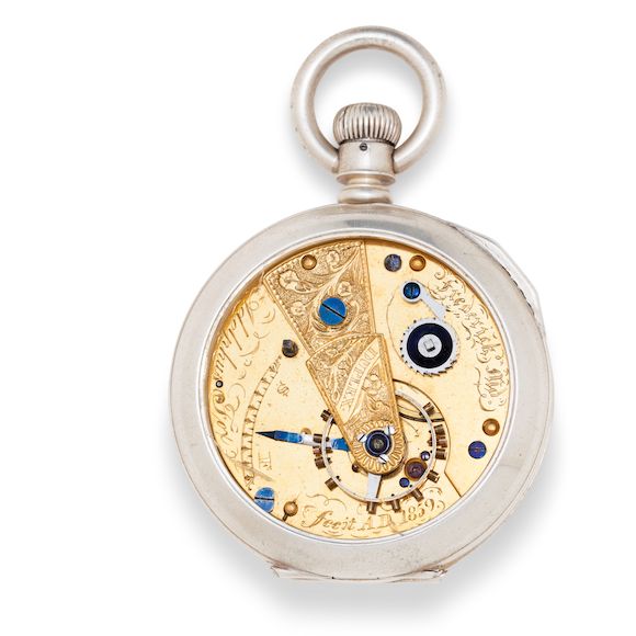 Bonhams : A unique double wheel duplex watch movementSigned Adolphus ...
