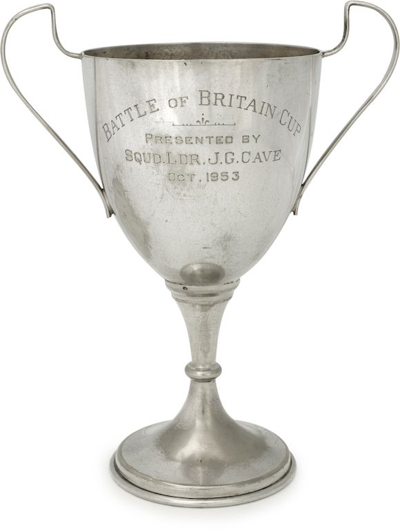 Bonhams : Battle of Britain: a silverplate tankard, presented to 65 ...