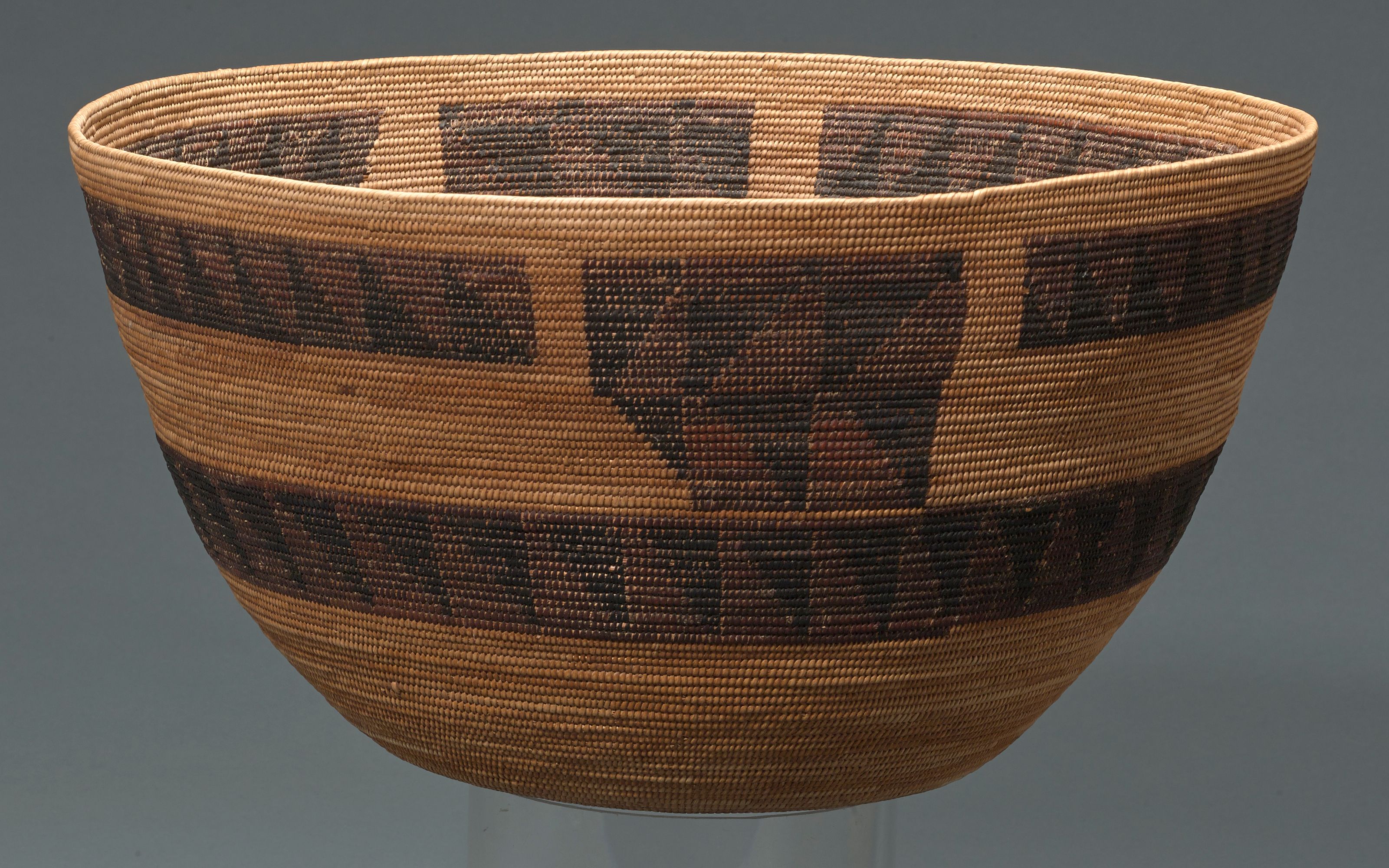 Bonhams : A Western Mono polychrome basket