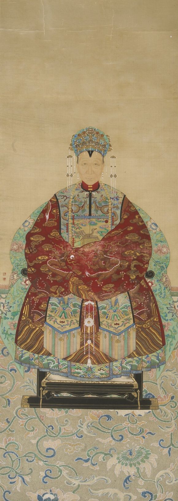 Bonhams : Anonymous (18th/19th century) A female ancestor portrait