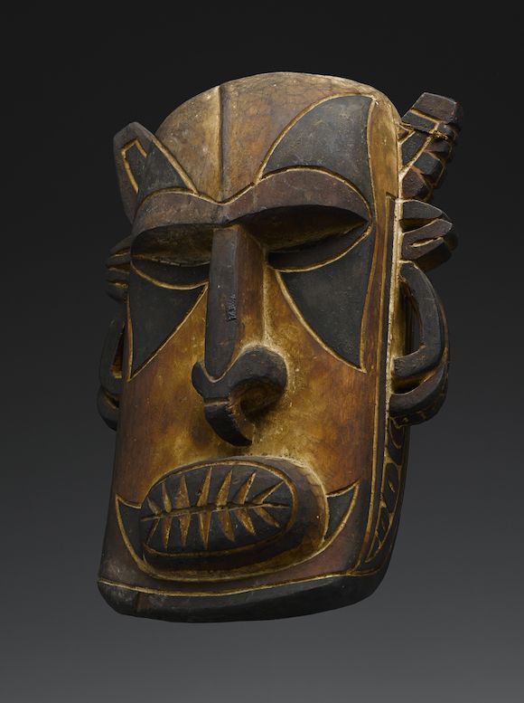 Bonhams : Fine and Rare Tami Islands Mask, Huon Gulf, Papua New Guinea