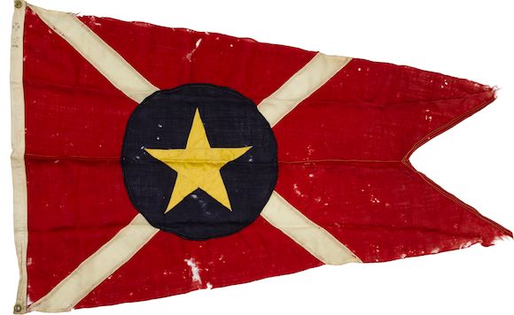 Bonhams : A Cavalry pennant, probably a Brigadier General's, probably ...