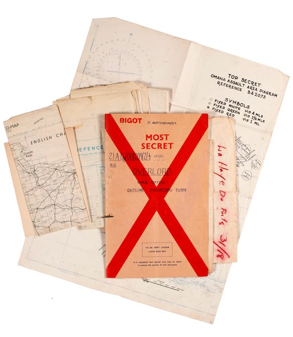 Bonhams : Operation Overlord: Shaef (44) 22, Supreme Headquarters ...