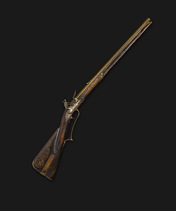 Bonhams : A Baltic flintlock sporting carbine