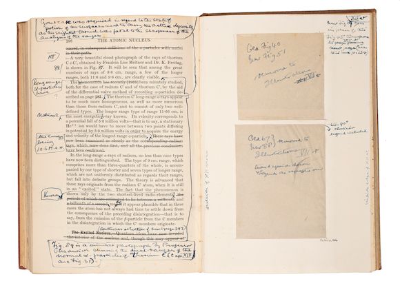 Bonhams : SODDY, FREDERICK. 1877-1956. The Interpretation of the Atom ...