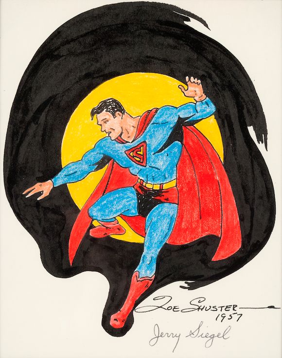 Bonhams : SUPERMAN. SHUSTER, JOE. 1914-1992; and JERRY SIEGEL. 1914-1996.