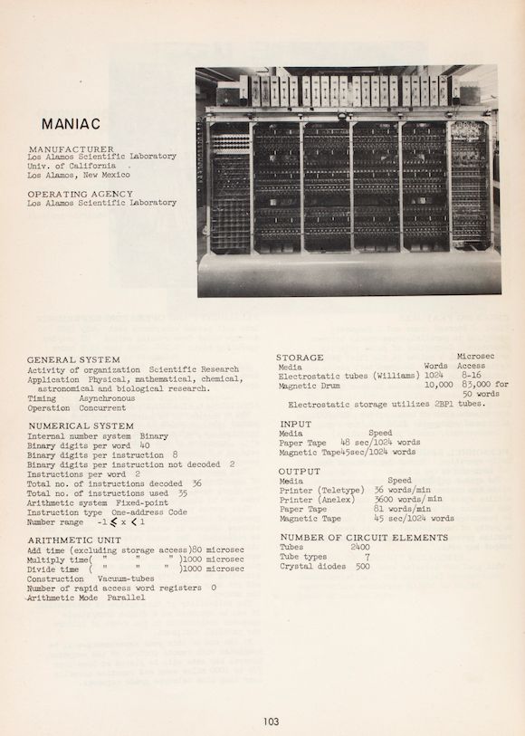 Bonhams : BALLISTIC RESEARCH LABORATORY SURVEYS. WEIK, MARTIN H ...