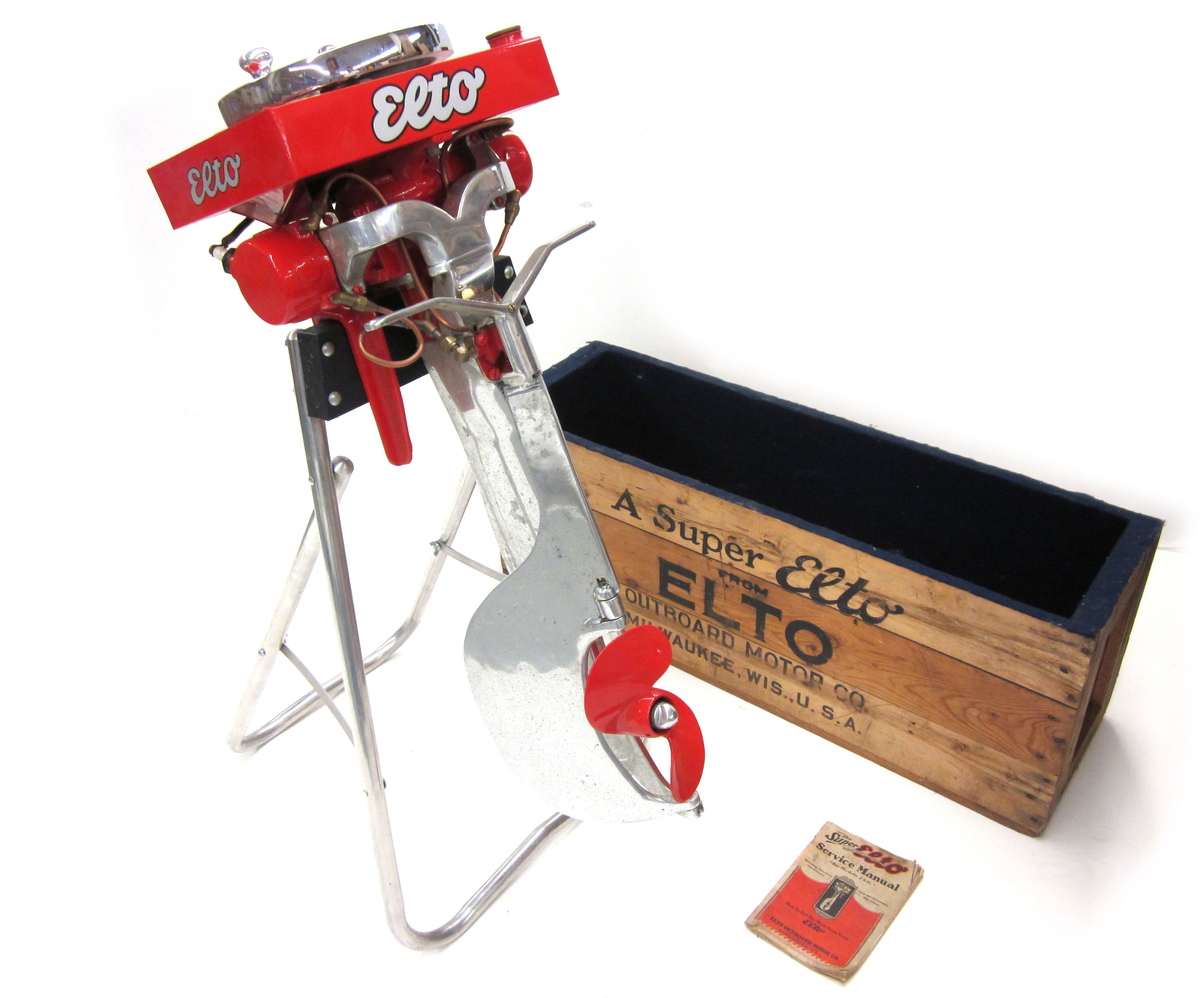 Bonhams Cars : A Super Elto 'Service Twin 4 h.p.' outboard motor, circa ...
