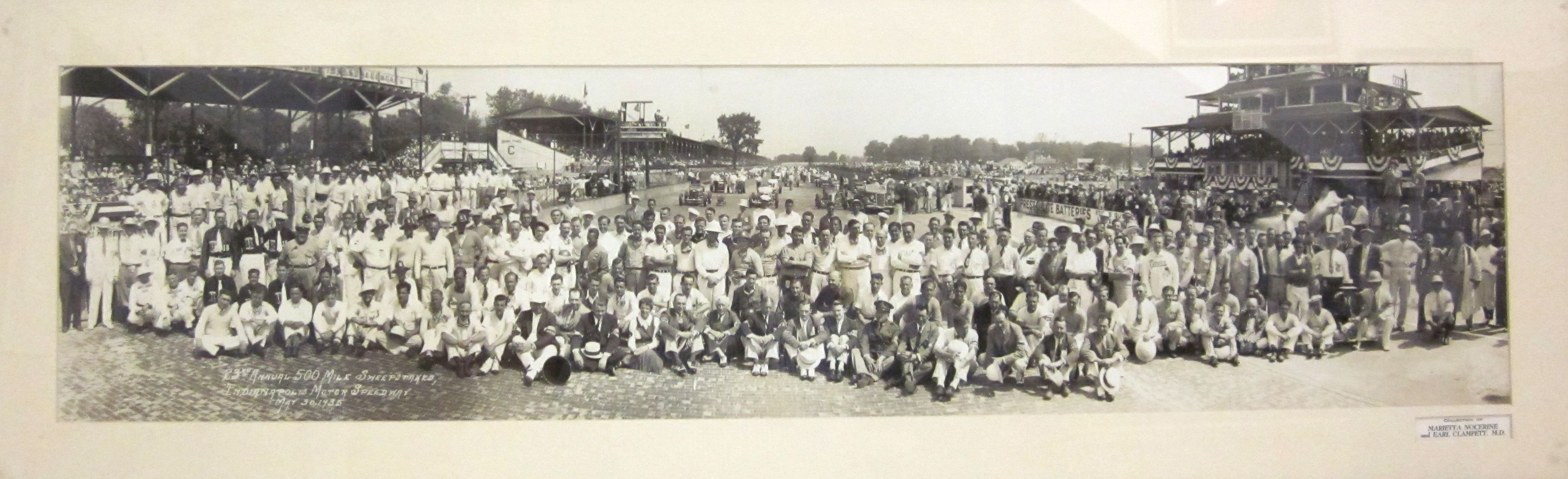 Bonhams Cars : A panoramic photograph of the line-up at the 1935 ...