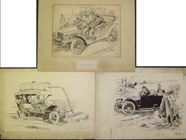 Bonhams Cars : A selection of comical and early motoring PUCK magazine ...