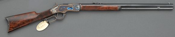 Bonhams : A miniature Winchester Model 1873 One of One Hundred lever ...
