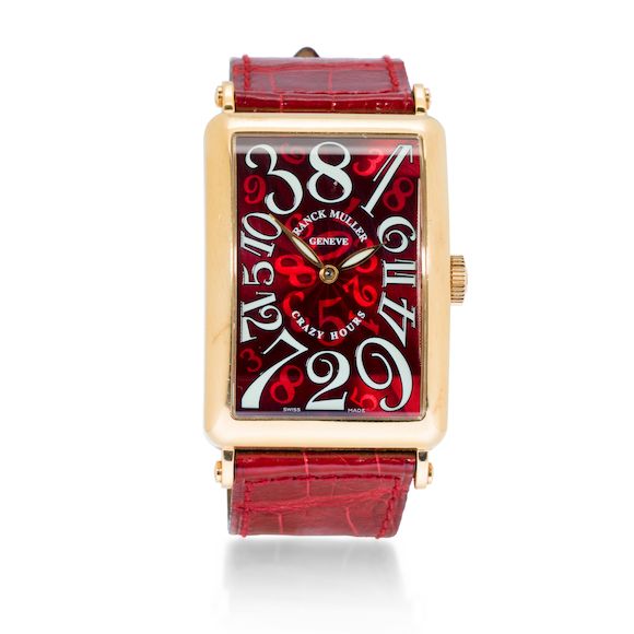 Bonhams : Franck Muller, Genève. A fine 18K rose gold automatic ...