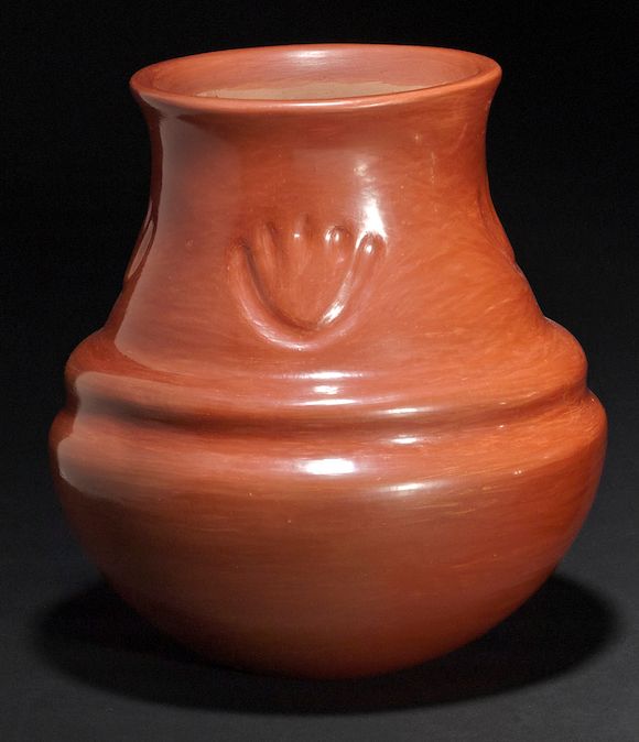 Bonhams : A Santa Clara redware jar