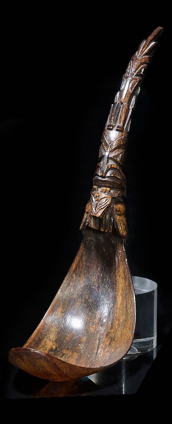 Bonhams : A Haida goat horn spoon