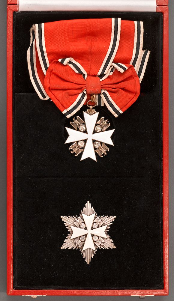 Bonhams : A cased assembled set: Sash Order and Breast star of the ...